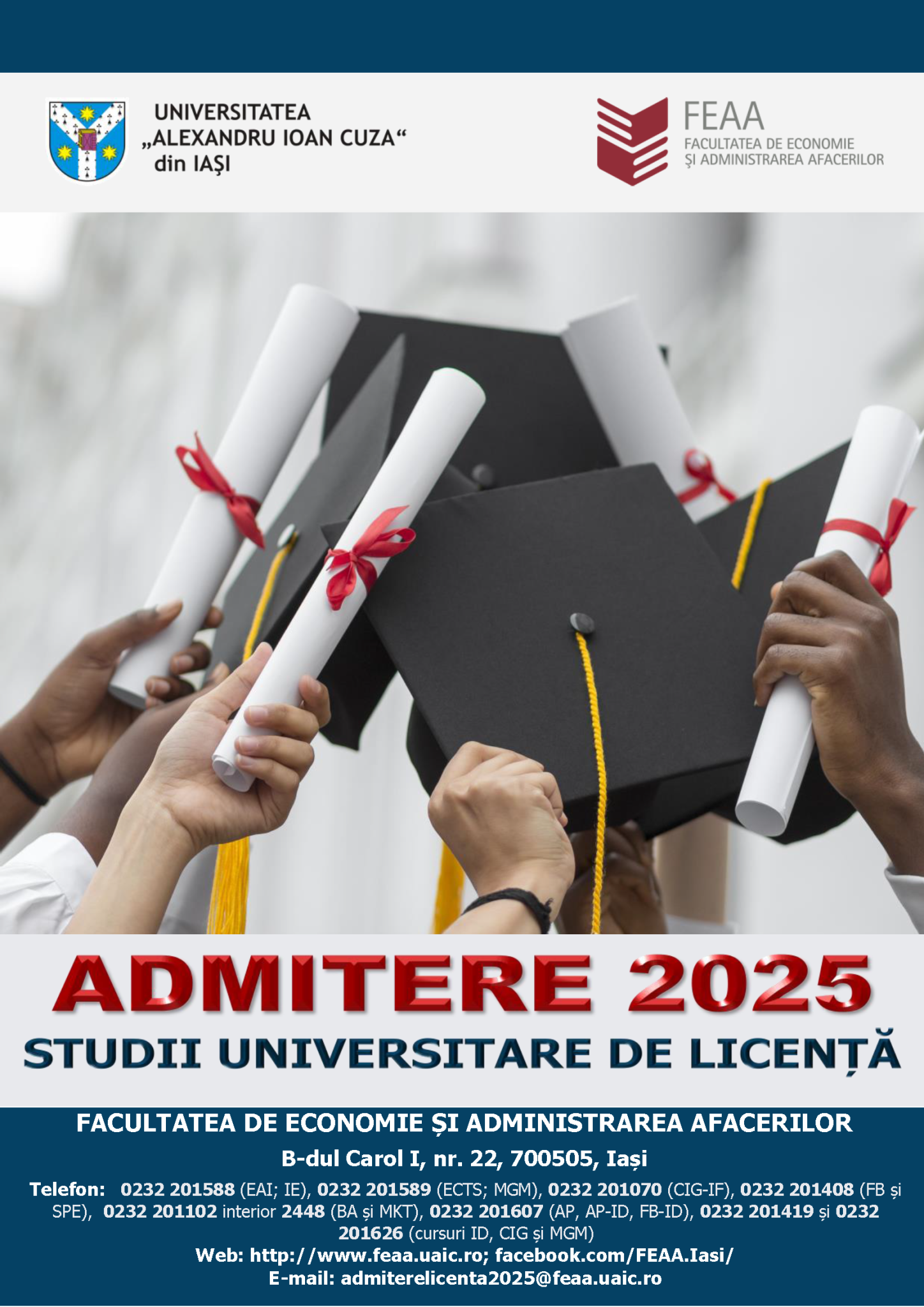 Admitere Licență 2025 – FEAA UAIC